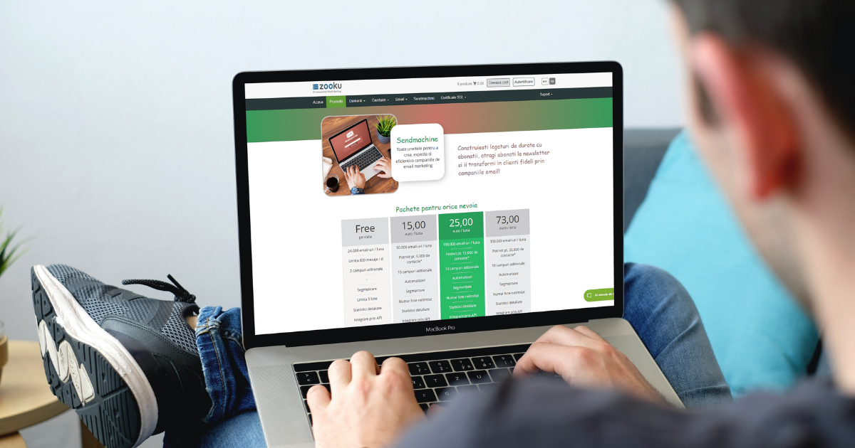 Sendmachine Email - Trimitere newsletter, platforma email marketing
